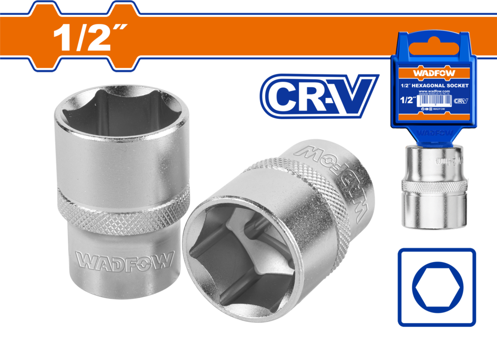DADO HEXAGONAL DE 1/2” – 19MM WADFOW – Wadfow